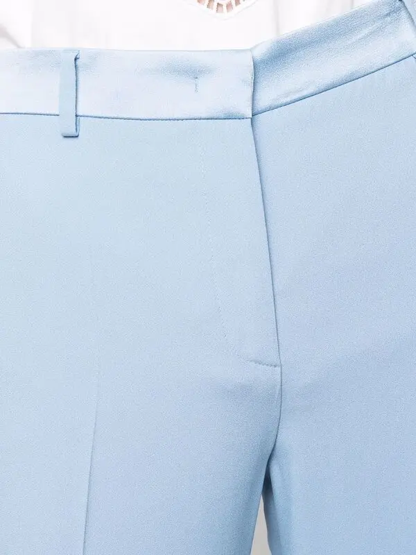Alberta Ferretti High-waisted Straight Leg Tailored Trousers