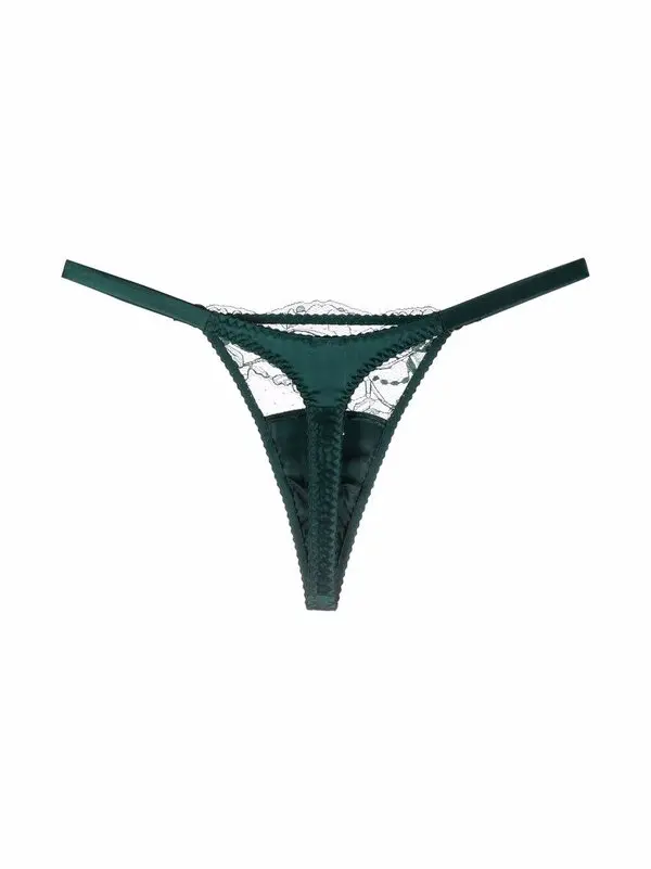 FLEUR OF ENGLAND Ela Satin Thong