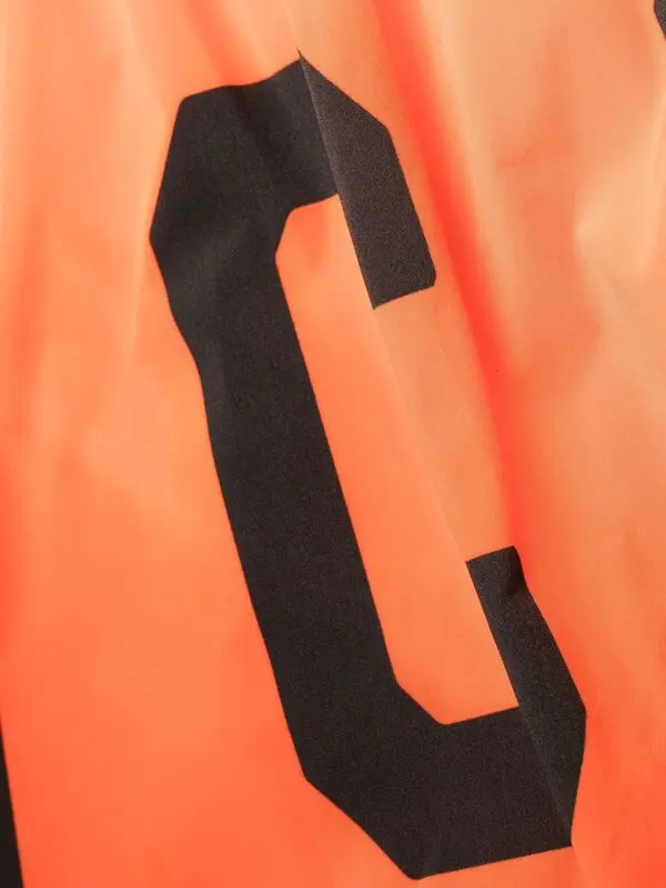 Dsquared2 Icon-print Drawstring Swim Shorts - Orange