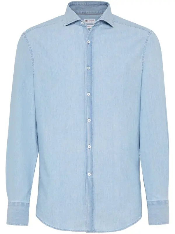 Brunello Cucinelli Plain Button-down Shirt