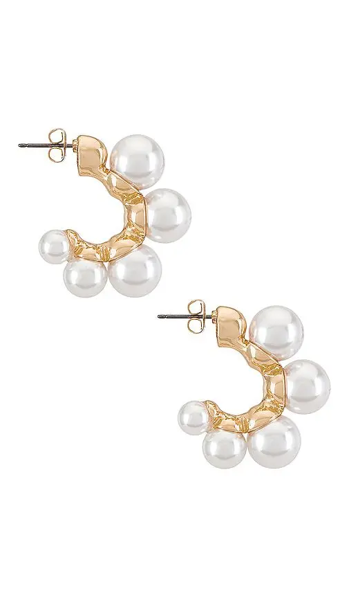 Ettika Large Mini Hoop Earrings