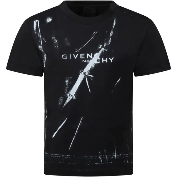 Givenchy T-shirt For Kids With Gray Logo