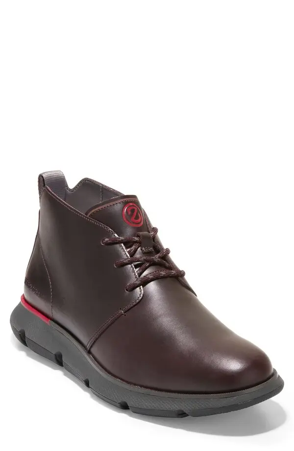 Cole Haan Men\'s Zerogrand Waterproof Chukka Boot - Pinot/Magnet Cole Haan 4.Zerogrand Chukka Waterproof SKU: 9540734 - YouTube main image 4