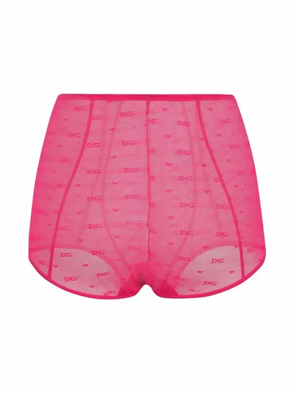 Dolce & Gabbana Dg Logo-print High-waisted Briefs