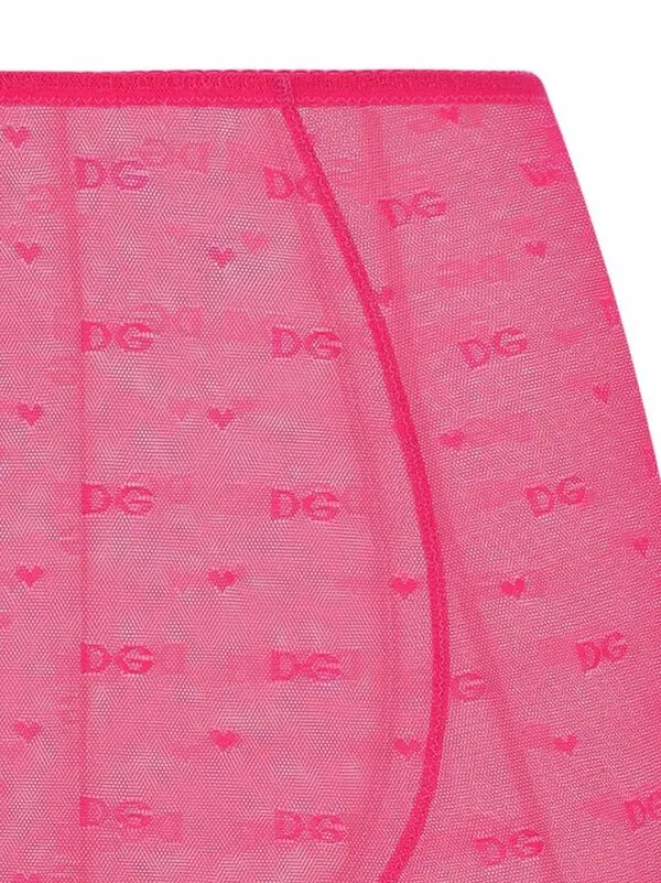 Dolce & Gabbana Dg Logo-print High-waisted Briefs