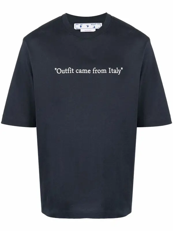 Off-White Logo-print Cotton T-shirt