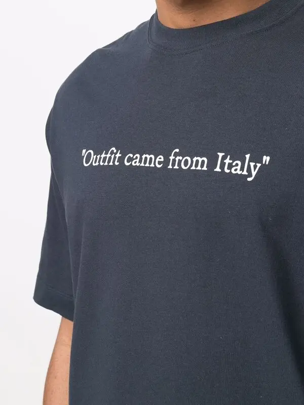 Off-White Logo-print Cotton T-shirt