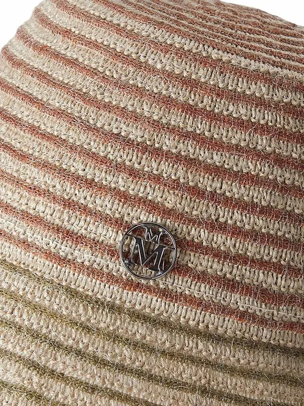 MAISON MICHEL Souna Bucket Hat - Neutrals
