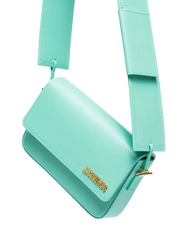Jacquemus Le Carinu Leather Shoulder Bag - Green