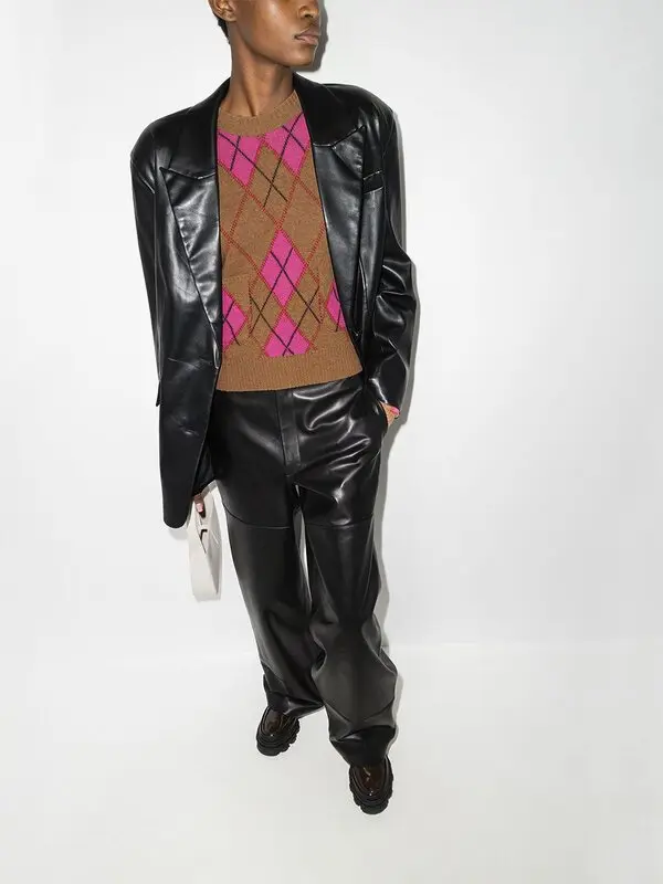 GANNI Harlequin Pattern Jumper