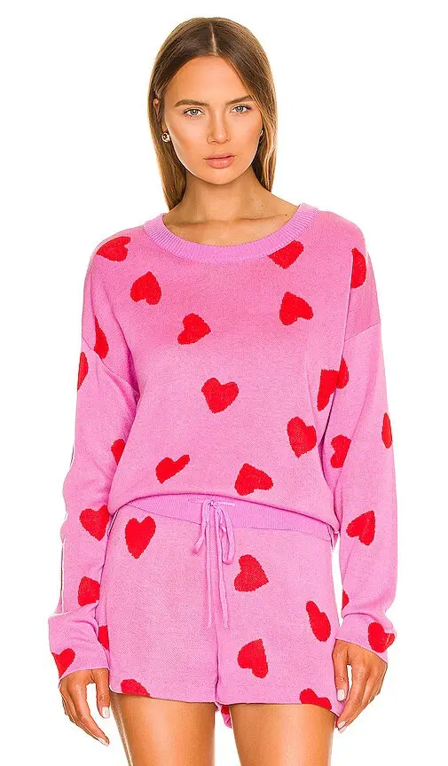 Beach Riot Beach Sweater - Valentine Heart