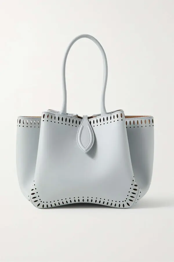 Alaïa Angèle 20 Xs Laser-cut Leather Tote