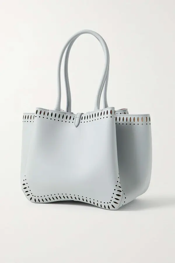 Alaïa Angèle 20 Xs Laser-cut Leather Tote