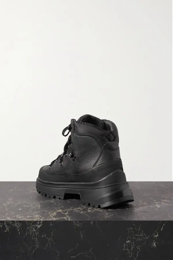 Canada Goose Journey Textured-leather Ankle Boots