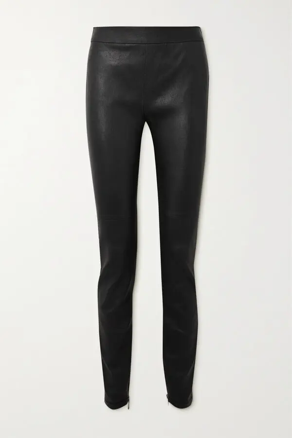 Givenchy Overlock Leather Leggings