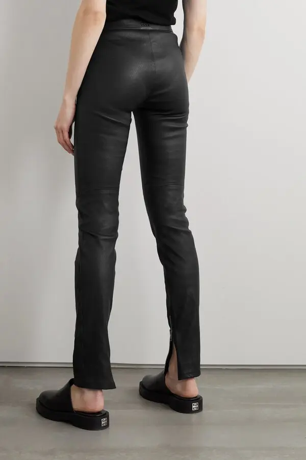 Givenchy Overlock Leather Leggings