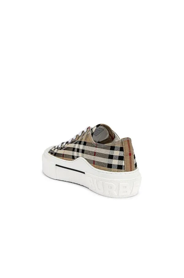 Burberry Jack Vintage Check Sneakers - Archive Beige Check