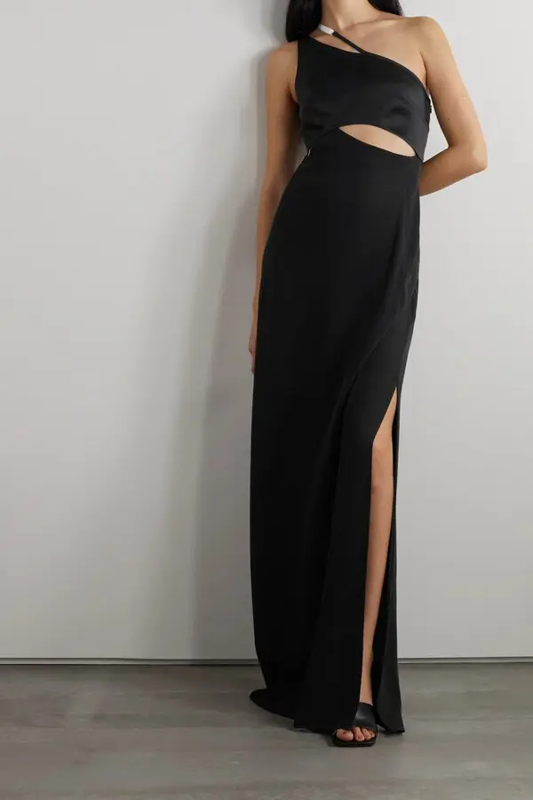 Givenchy One-shoulder Cutout Gown