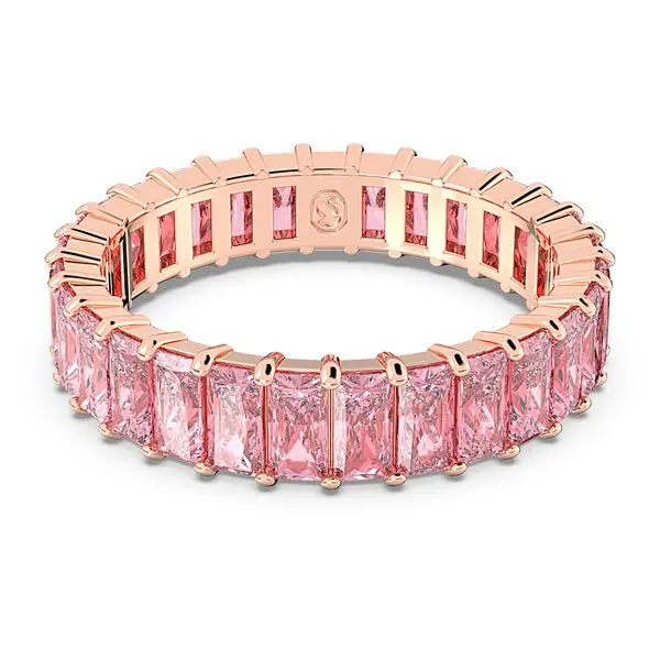 SWAROVSKI Matrix Band Ring - Pink