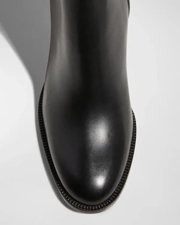 CHRISTIAN LOUBOUTIN 70mm Adoxa Zip Ankle Booties