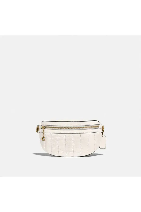 COACH Chain Belt Bag With Quilting
