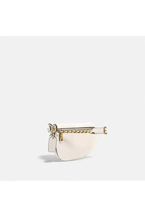 COACH Chain Belt Bag With Quilting