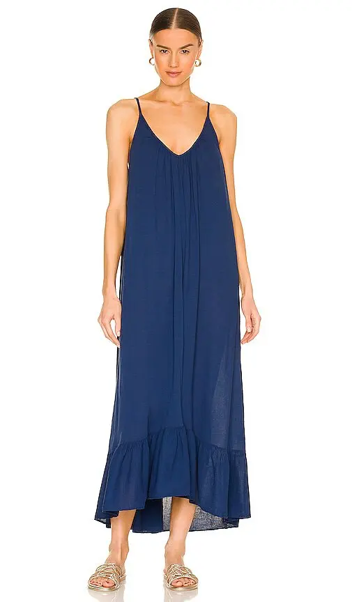 9seed Paloma Maxi Dress In Blue