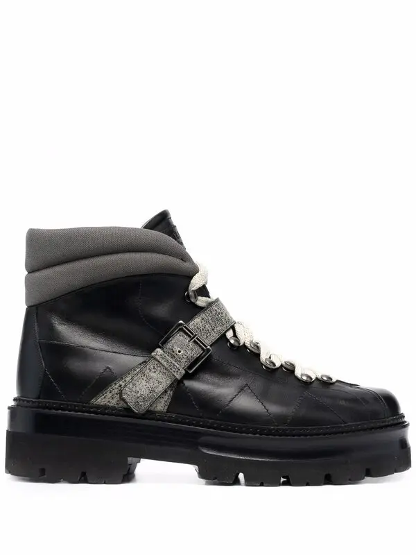 Bally Leather Lace-up Boots