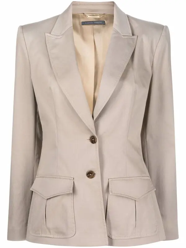 Alberta Ferretti Single-breasted Blazer