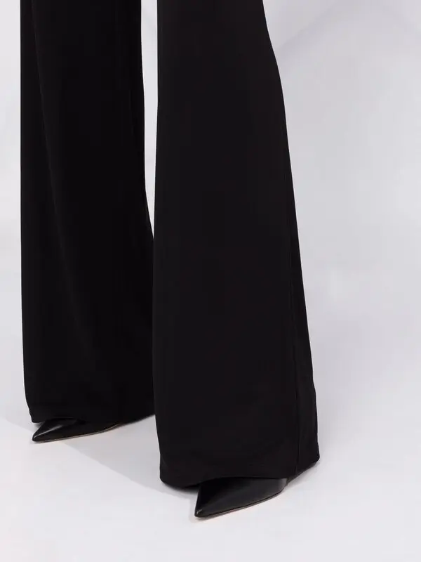 Alberta Ferretti High-waisted Flared Trousers