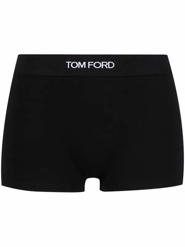TOM FORD Logo-print Boxer Briefs - Black