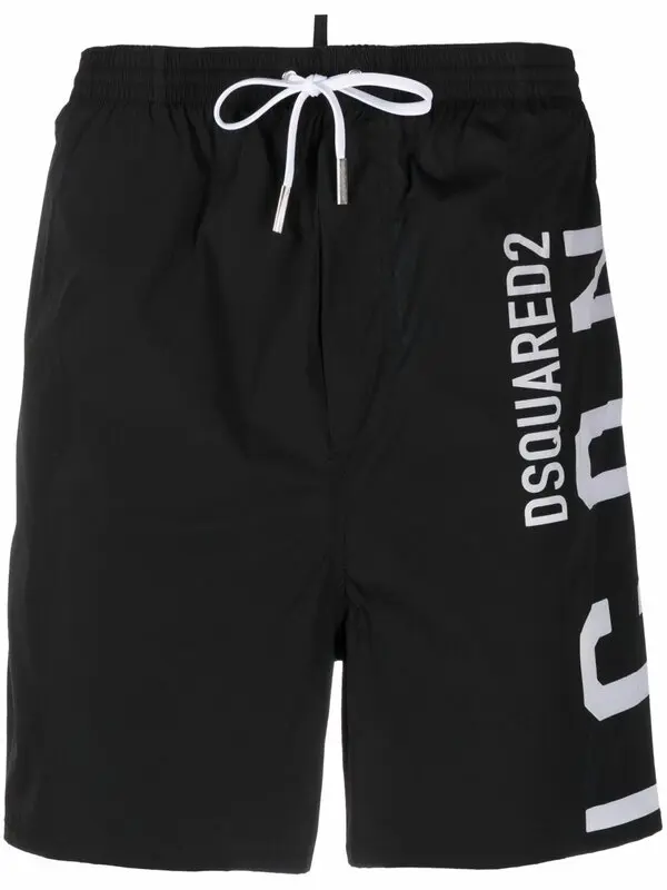 Dsquared2 Logo-print Drawstring Swim Shorts