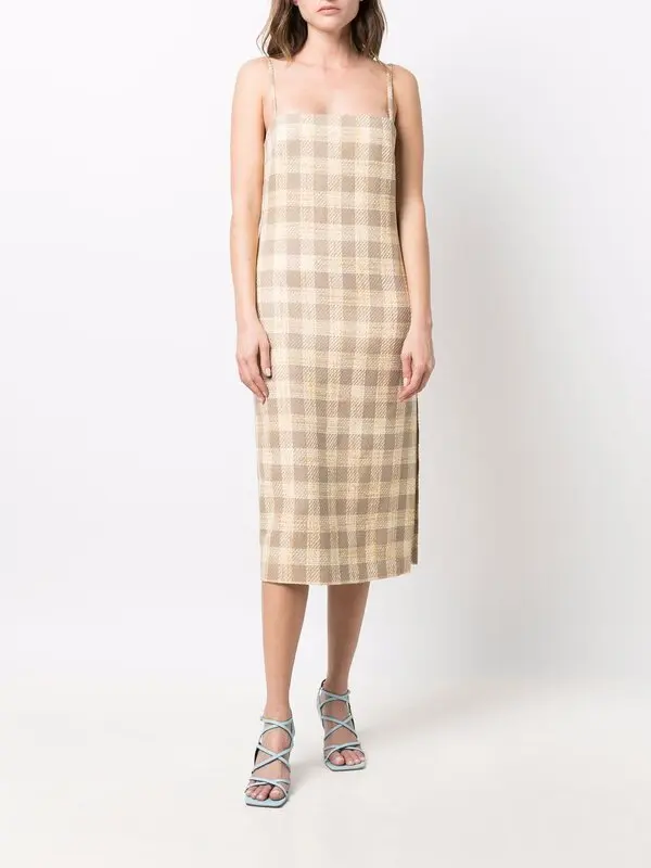 Giuseppe Di Morabito Checked Midi Dress