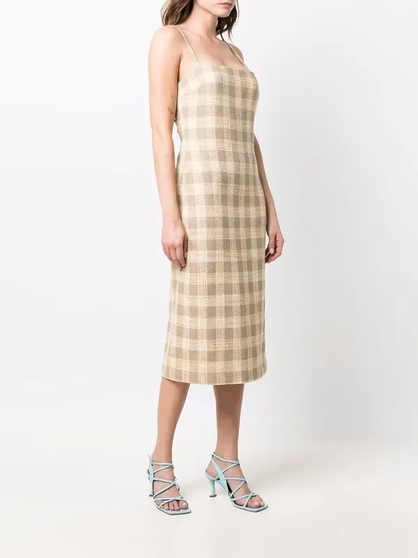 Giuseppe Di Morabito Checked Midi Dress
