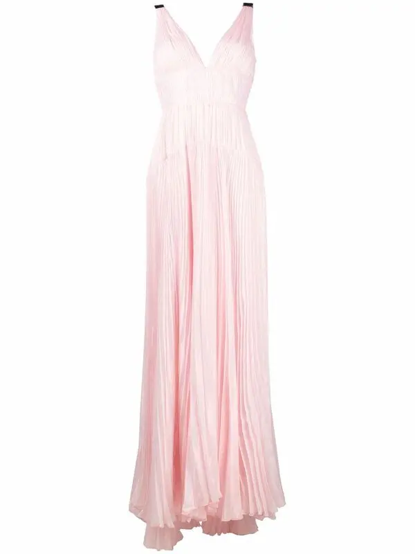 MARIA LUCIA HOHAN V-neck Sleeveless Dress