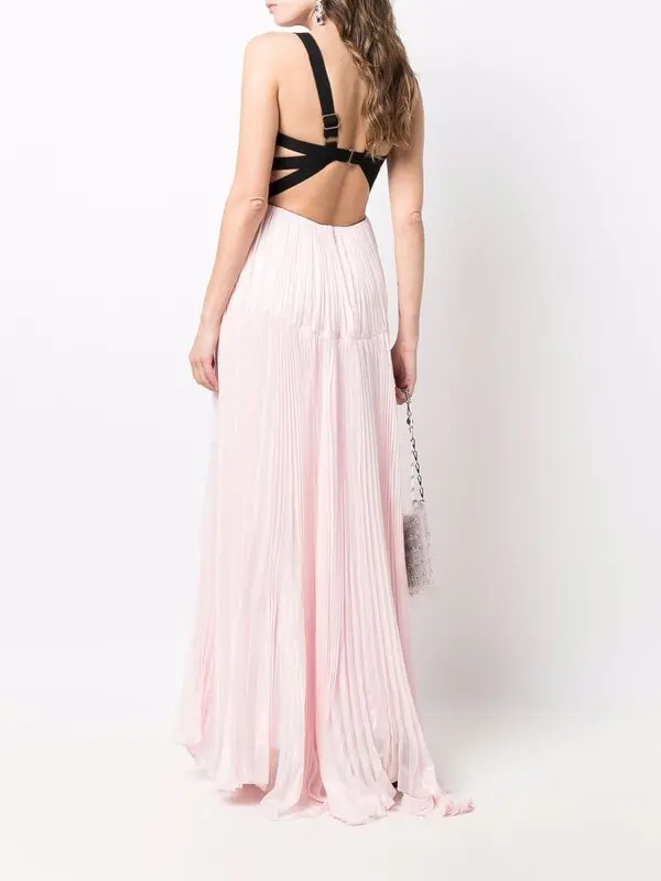 MARIA LUCIA HOHAN V-neck Sleeveless Dress