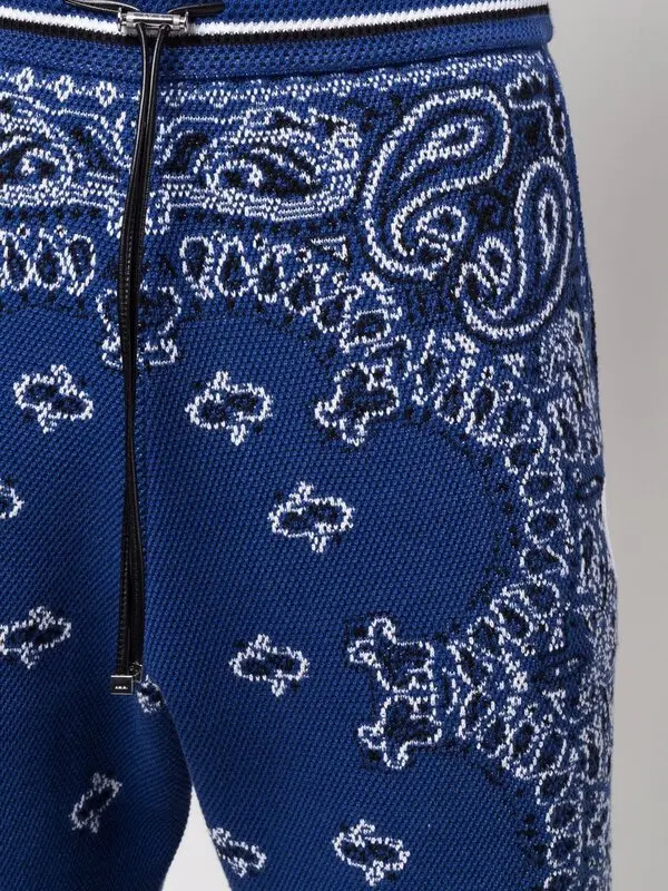 Amiri Bandana-print Track Trousers - Blue