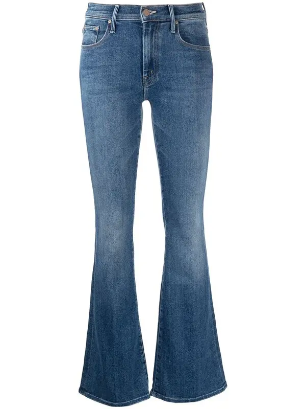 MOTHER Low-rise Flared Ankle Jeans