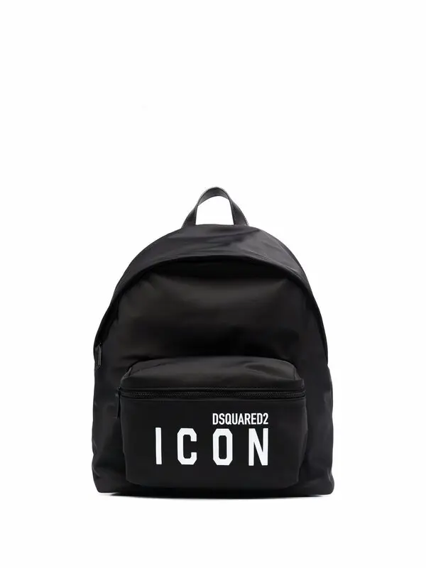 Dsquared2 Logo-print Pocket Backpack - Black