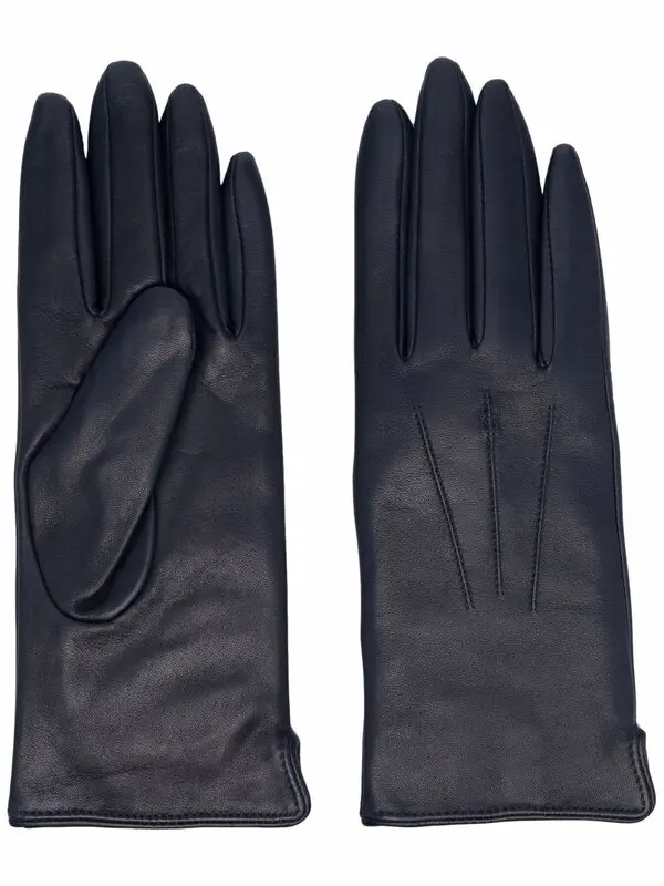 ASPINAL OF LONDON Leather Gloves - Blue