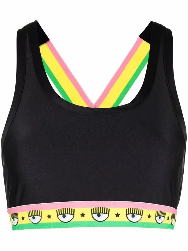 CHIARA FERRAGNI Logomania Crop Top