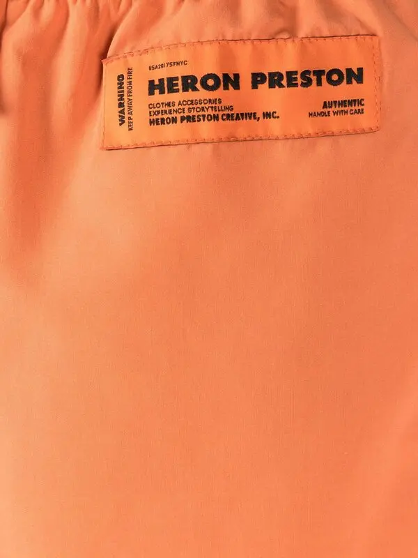 Heron Preston Logo-patch Swim Shorts