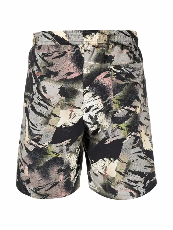 Heron Preston Abstract-print Swim Shorts