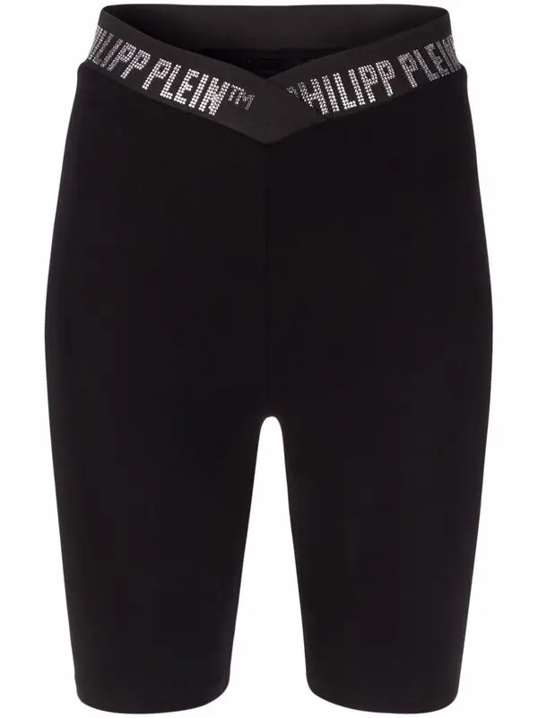 Philipp Plein Stones Embellished Shorts - Black