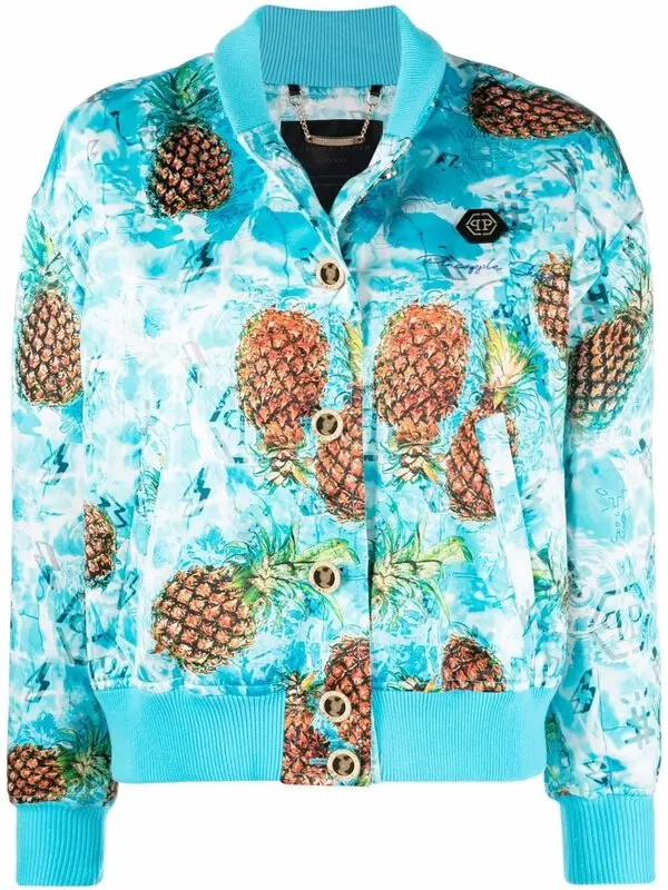 Philipp Plein Pineapple Skies Bomber Jacket