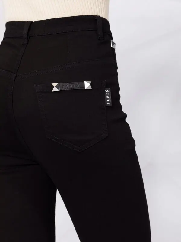 Philipp Plein Super High Waist Jeggings - Black