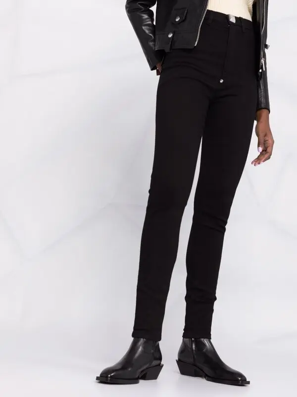 Philipp Plein Super High Waist Jeggings - Black