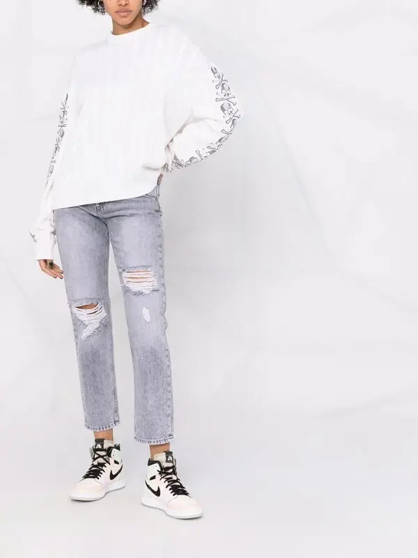 Philipp Plein Sequin Skull Pullover