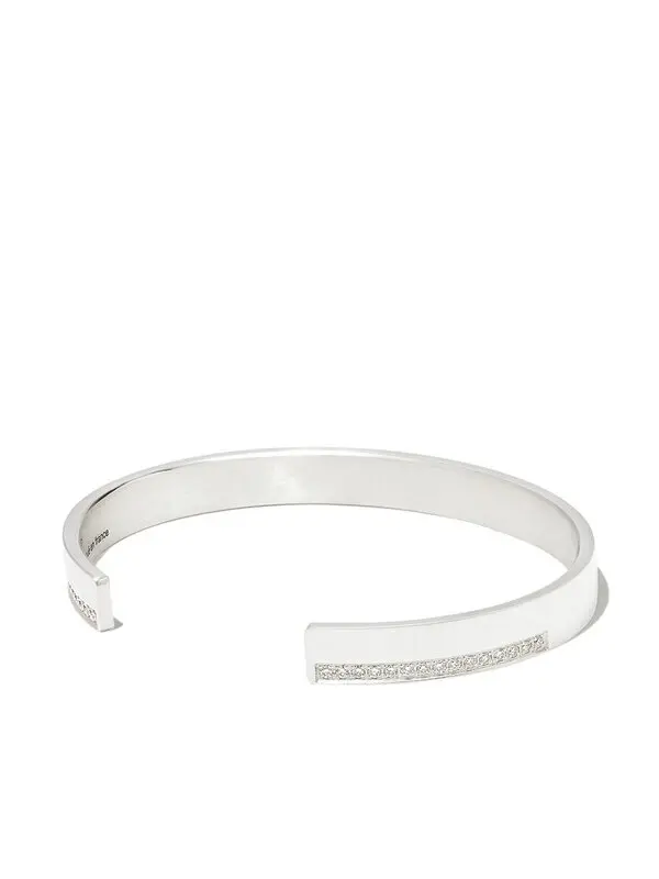 Le Gramme 20g Open Back Bangle - Silver