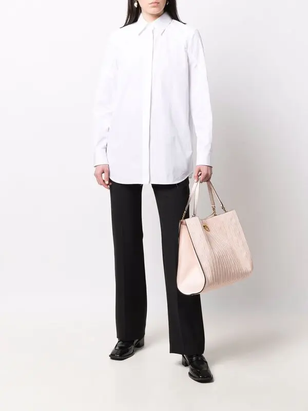 FERRAGAMO Long-sleeve Cotton Shirt